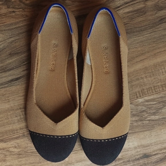 Rothy's | Shoes | Rothys Tan And Black Womens Flats Old Money Desiger ...